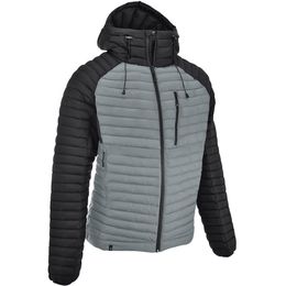 Maul Sport Stepp-Thermojacke "Kaunertal REC" in Grau/ Schwarz - 65% | Gr&ouml;&szlig;e 50 | Herren-outdoorjacken