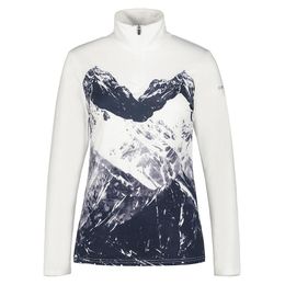 Icepeak Funktionslongsleeve "Ellenton" in Wei&szlig;/ Dunkelblau - 40% | Gr&ouml;&szlig;e S | Damen-outdoor-tops-shirts