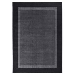 Hanse Home Kurzflor-Teppich "Basic" in Schwarz - 79% | Gr&ouml;&szlig;e 80x450 cm |