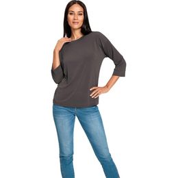 Heine Longsleeve in Anthrazit - 62% | Gr&ouml;&szlig;e 36 | Damen-tops