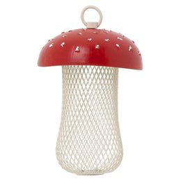 Garden Hero Vogelfutterspender in Rot/ Wei&szlig; - (H)18,5 x &Oslash; 13 cm - 14% | Gartenwerkzeuge