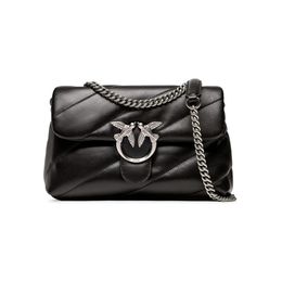 Pinko Leder-Umh&auml;ngetasche in Schwarz - (B)27 x (H)19 x (T)11 cm - 18% | Damen-taschen