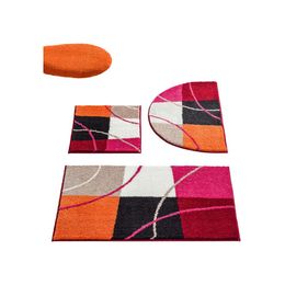 HEINE HOME Badematte in Orange/ Pink/ Creme - 24% | Gr&ouml;&szlig;e 45x50 cm | Heimtextilien-badematten