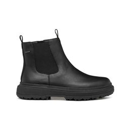 Geox Leder-Boots "Lamidie + Grip ABX" in Schwarz - 46% | Gr&ouml;&szlig;e 38 | Damen-stiefel