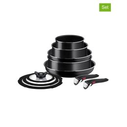 Tefal 10tlg. Pfannen-Set "Ingenio Easy Cook & Clean On" in Schwarz - 9% | Kochgeschirr