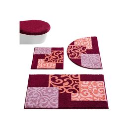 HEINE HOME Badematte in Rot/ Rosa - 32% | Gr&ouml;&szlig;e 45x50 cm | Heimtextilien-badematten