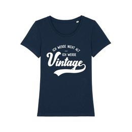 WOOOP Shirt "Ich werde nicht alt" in Dunkelblau - 57% | Gr&ouml;&szlig;e L | Damen-tops