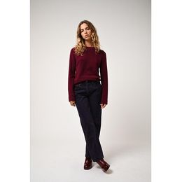 AUTHENTIC CASHMERE Kaschmir-Pullover "Ecrin" in Bordeaux - 63% | Gr&ouml;&szlig;e L | Damen-pullover-cardigans