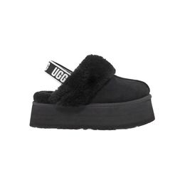 UGG Australia UGG Leder-Hausschuhe "Funkette" in Schwarz - 47% | Gr&ouml;&szlig;e 36 | Damen-pantoletten