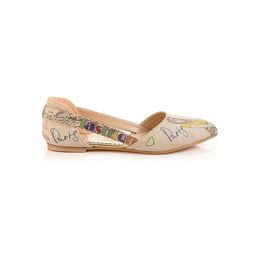 Goby Ballerinas in Beige/ Bunt - 70% | Gr&ouml;&szlig;e 36 | Damen-ballerinas