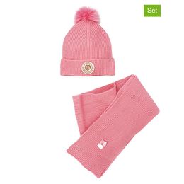 Le Chic 2tlg. Winteraccessoires-set "Rosa & Reya" in Pink - 40% | Gr&ouml;&szlig;e M | Kindermuetzen