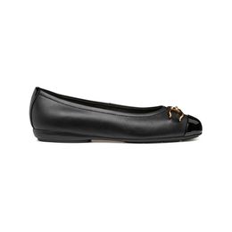 Geox Leder-Ballerinas "Annytah" in Schwarz - 57% | Gr&ouml;&szlig;e 36,5 | Damen-ballerinas