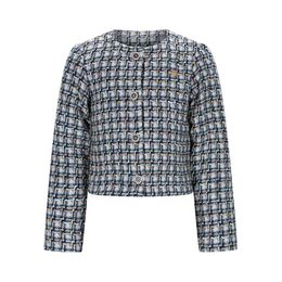Le Chic Cardigan "Amsy" in Wei&szlig;/ Dunkelblau - 57% | Gr&ouml;&szlig;e 98 | Kinder-pullover