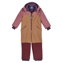 Finkid Schneeanzug "Vilkas" in Hellbraun/ Rosa/ Rot - 37% | Gr&ouml;&szlig;e 120/130 | Kinderhosen