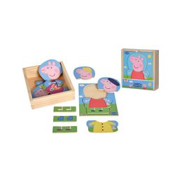 Peppa Pig 12tlg. Umziehpuzzle "Peppa Wutz" - ab 2 Jahren - 16% | Gesellschaftsspiele
