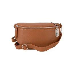 Anna Morellini Leder-G&uuml;rteltasche "Berenice" in Hellbraun - (B)25 x (H)14 x (T)1 cm - 76% | Damen-koffer-reisegepaeck