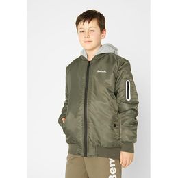 Bench &Uuml;bergangsjacke "Bomper" in Khaki - 56% | Gr&ouml;&szlig;e 140 | Kinderjacken