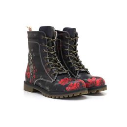Goby Boots in Dunkelblau/ Rot - 73% | Gr&ouml;&szlig;e 38 | Damen-stiefel