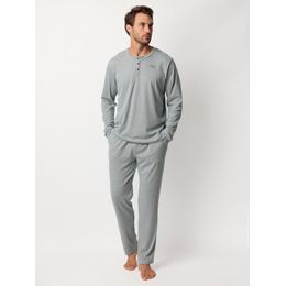 admas Pyjama "Admas home" in Grau - 54% | Gr&ouml;&szlig;e M | Herren-waesche