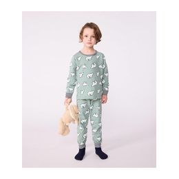 Petit Bateau Pyjama in Gr&uuml;n - 60% | Gr&ouml;&szlig;e 92 | Baby-waesche