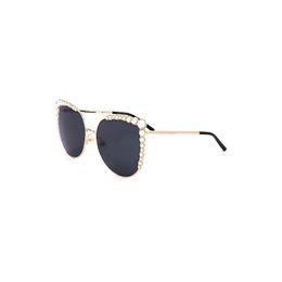 Carolina Herrera Damen-Sonnenbrille in Gold/ Schwarz - 78% | Gr&ouml;&szlig;e 58 | Damen-brillen