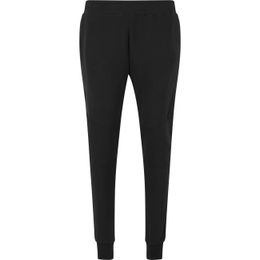 Jogginghose MisterTee "MisterTee Basic Trainingshose", Herren, Gr. L, US-Gr&ouml;&szlig;en, schwarz, 80% Baumwolle, 20% Polyester, unifarben, normal, Hosen Jogginghose