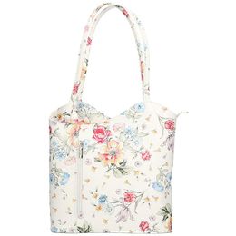 ORE10 Leder-Schultertasche in Wei&szlig; - (B)27 x (H)30 x (T)9 cm - 69% | Damen-taschen