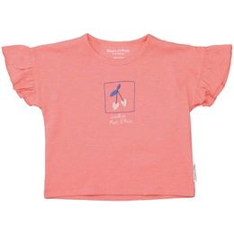 Marc O'Polo Junior T-Shirt MARC O'POLO JUNIOR, M&auml;dchen, Gr. 104/110, coral, Jersey, Obermaterial: 100% Baumwolle, normal normal, Rundhals, Shirts T-Shirt, f&uuml;r M&auml;dchen bis Gr&ouml;&szlig;e 134