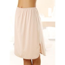 Unterrock Nuance, Damen, Gr. 32/34, beige (puder), Obermaterial: 90% Polyamid, 10% Elasthan, Basic, R&ouml;cke Unterrock, aus flie&szlig;endem Material f&uuml;r eine mittlere L&auml;nge, Basic Dessous