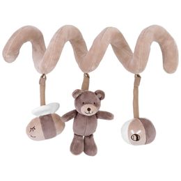 Patinio Babyschalenmobile Honey, Braun, Creme, Beige, Textil, F&uuml;llung: Polyester, 17 cm, unisex, EN 71, Ger&auml;uscheffekte, Rassel, abnehmbaren H&auml;ngefiguren, Baby on Tour, Babyschalen, Babyschalenzubeh&ouml;r