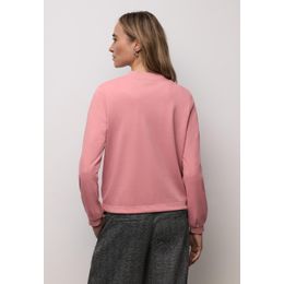 Cardigan Street One, Damen, Gr. 36, powder pink, Stoff, 71% Polyester, 26% Viskose, 3% Elasthan, unifarben, regular fit normal, Rundhals, B&uuml;ndchen, Strickjacken, mit Elastiksaum