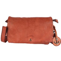 Handtasche Harbour 2nd "Helin", Damen, Gr. B/H/T: 22cm x 14cm x 8cm, braun (cognac), Rindsleder, Taschen Handtasche