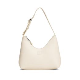 Tommy Jeans Damen &raquo;TJW MUST SHOULDER BAG&laquo; Damen Umh&auml;ngetasche, Abendtasche mit Logo-Schriftzug beige