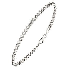 Silberarmband Jobo "Armband Fantasiearmband 19 cm", silber 925, Armb&auml;nder, Damen, 19cm, Silber 925 (Sterlingsilber), Silberarmband, 925 Silber rhodiniert