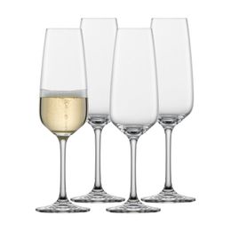 Schott Zwiesel Sektglas SCHOTT-ZWIESEL "Sektgl&auml;ser Tulip 283 ml 4er Set transparent", bunt (transparent), 4 tlg., Glas, Trinkgef&auml;&szlig;e