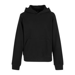 Kapuzensweatshirt Urban Classics "Urban Classics Girls Light Terry Oversized Hoodie", M&auml;dchen, Gr. 122/128, schwarz, 100% Baumwolle, unifarben, Sweatshirts