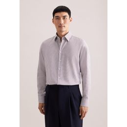 Seidensticker Herren Businesshemd "Schwarze Rose"braun, Gr. 39, kariert, 100% Baumwolle, Hemden, Slim 1/1 Covered-Button-Down-Kragen Karo