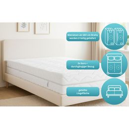 OTTO home Taschenfederkernmatratze &raquo;NEUHEIT: Tinden 19, 7 Zonen Matratze 90x200 cm, 140x200 cm & mehr&laquo; 19 cm hoch Raumgewicht: 28 kg/m&sup3; 500 Federn 1 