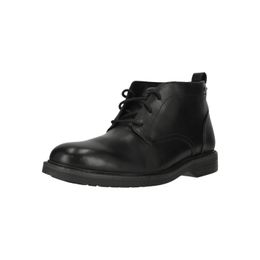 Stiefel Clarks "Aldwin Mid Gore-Tex", Damen, Gr. 42, schwarz, Leder, Schuhe Stiefel, mit wasserdichter GORE-TEX-Technologie