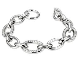 Goldmaid Damen Goldmaid Armband &raquo;925 Sterling Silber Gl&auml;nzend Zirkonia wei&szlig;&laquo; wei&szlig;