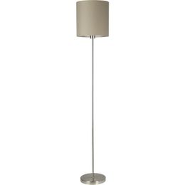 Eglo Stehlampe &raquo;PASTERI Stehlampe - Stoff - Stahl - E27 - 1X60W - IP20&laquo; E27 1 Stk. Standleuchte, Wohnzimmer, Esszimmer, Schalfzimmer, H157,5 x &Oslash;28 cm