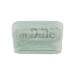 Muskelshirt Von Dutch "Von Dutch SWAY TOPS", Damen, Gr. XS, sage, 70% Polyester, 30% Elasthan, bedruckt, normal, ohne Ausschnitt, Shirts
