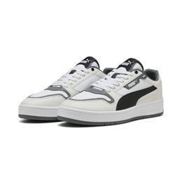 Sneaker Puma "Court Classic Street Sneakers Erwachsene", Damen, Gr. 35,5, wei&szlig; schwarz vapor gray, Obermaterial: Synthetik. Futter: Synthetik, Textil. Innensohle: Textil. Laufsohle: Gummi, Schuhe Sneaker