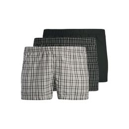 Jack & Jones PlusSize Jack & Jones Plussize Herren Jack & Jones PlusSize &raquo;JACMILANO WOVEN BOXERS 3 PACK PLS SN&laquo; schwarz 3XL