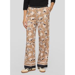 Jerseyhose Rabe "Hose", Damen, Gr. 44, Normalgr&ouml;&szlig;en, braun, 95%Polyester 5%Elasthan, straight fit, Hosen Jerseyhose