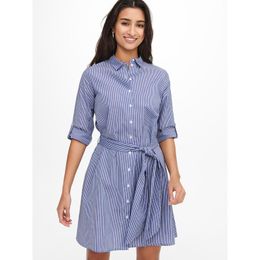 Jacqueline de Yong Jdy Damen JDY Hemdblusenkleid &raquo;JDYHALL 3/4 SHIRT DRESS WVN NOOS&laquo; Sommerkleid lila 42 (XL), N-Gr