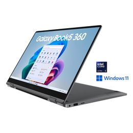 Samsung Convertible Notebook &raquo;Galaxy Book5 360 15,6'' (NP750Q) Ultra5 16 GB + 512 GB&laquo; 39,6 cm / 15,6 &prime;&prime; Intel Core Ultra 5 ARC 512 GB SSD grau Produktiv durch