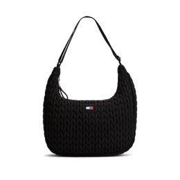 Tommy Jeans Damen Schultertasche &raquo;TJW URBAN LARGE QUILTED X-BODY&laquo;, Damen Umh&auml;ngetasche, Helnkeltasche im angesagten Stepp-Design schwarz