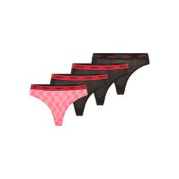 Hugo Underwear Damen HUGO Underwear String &raquo;TRIPLET THONG DESIGN&laquo; 3 Stk. wiederholendes Logo am Bund S, 3 Stk.