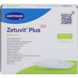 kohlpharma Zetuvit Plus Silicone steril 12,5x12,5 cm 10 St